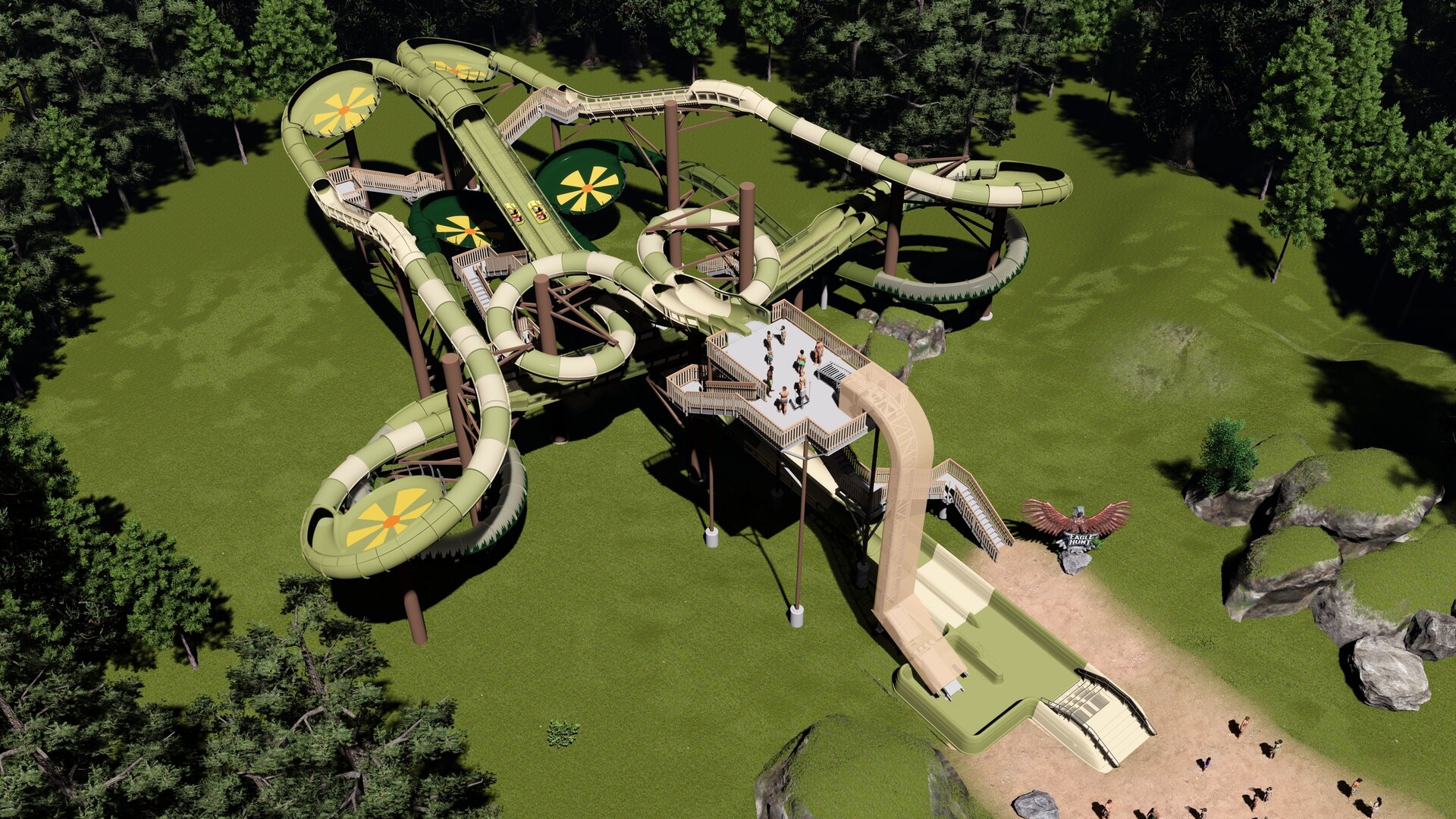 Silverwood Theme Park Opens Americas Longest Dueling Water Coaster